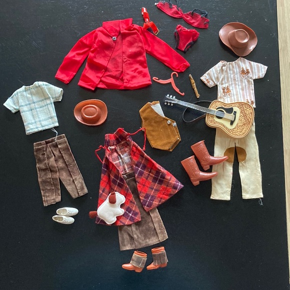 Vintage | Toys | 96s1970s Barbie Ken Doll Clothes Complete ...